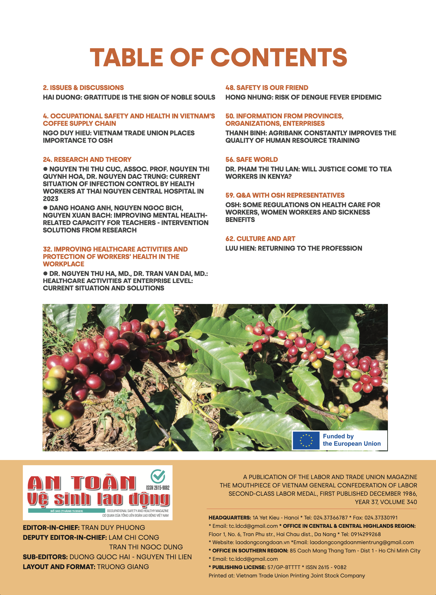 OSH Magazine - Vision Zero Fund